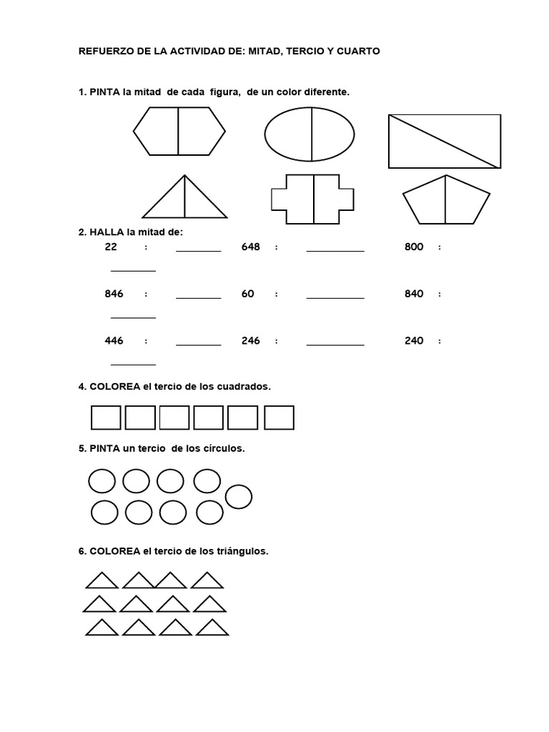 Refuerzo de Mitad-Tercio y Cuarto | PDF