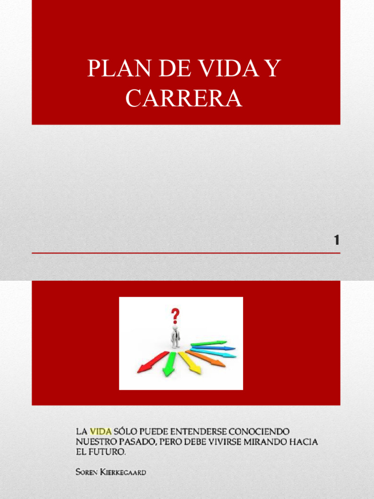 Plan de Vida y Carrera | PDF | Planificación | Ciencias del comportamiento