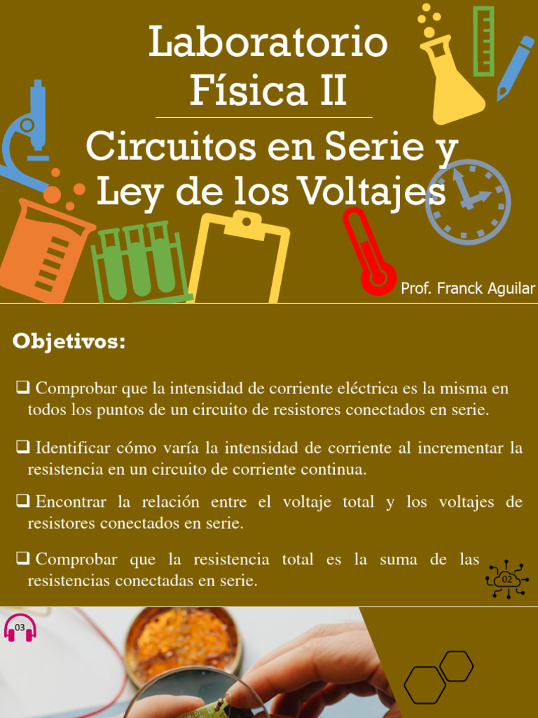 Circuitos en Serie y Voltajes | PDF | Red eléctrica | Resistencia Eléctrica y Conductancia