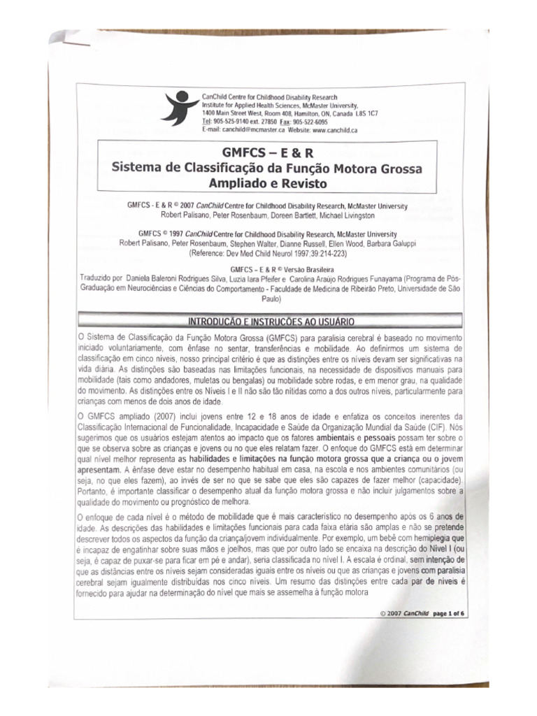 GMFCS | PDF