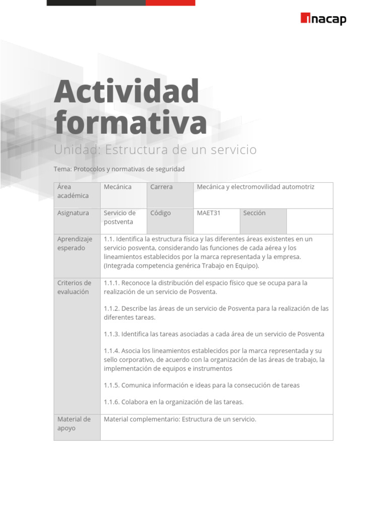 Actividad Posventa | PDF | Informática