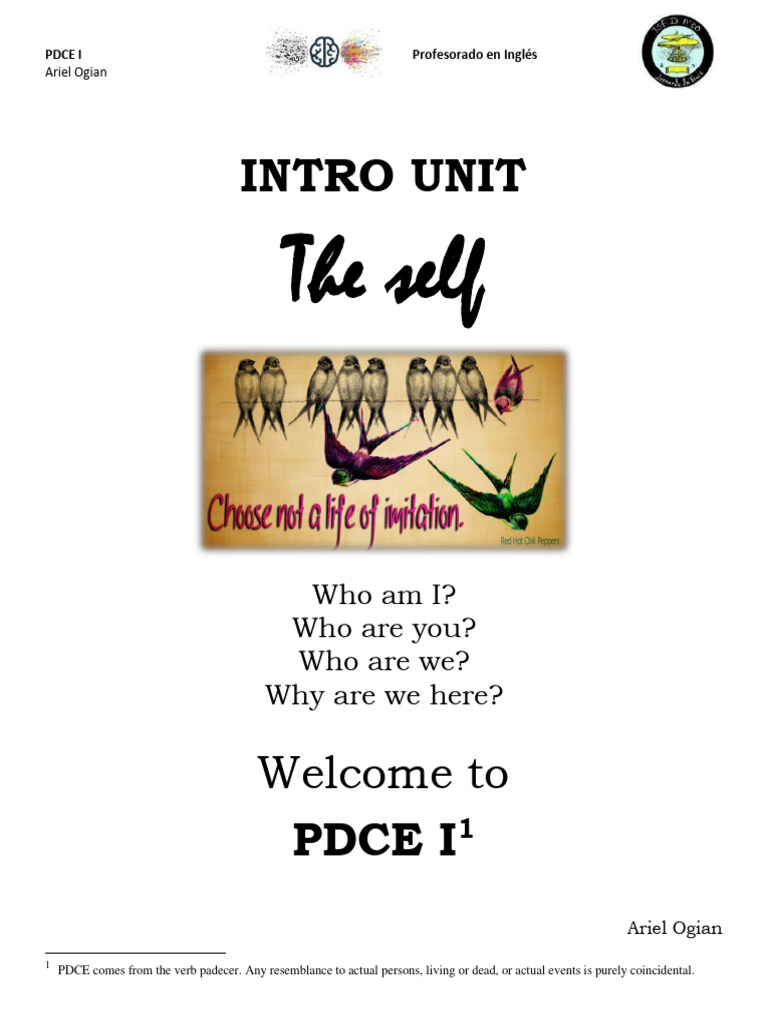 Pdce - 1 - Intro Unit | PDF