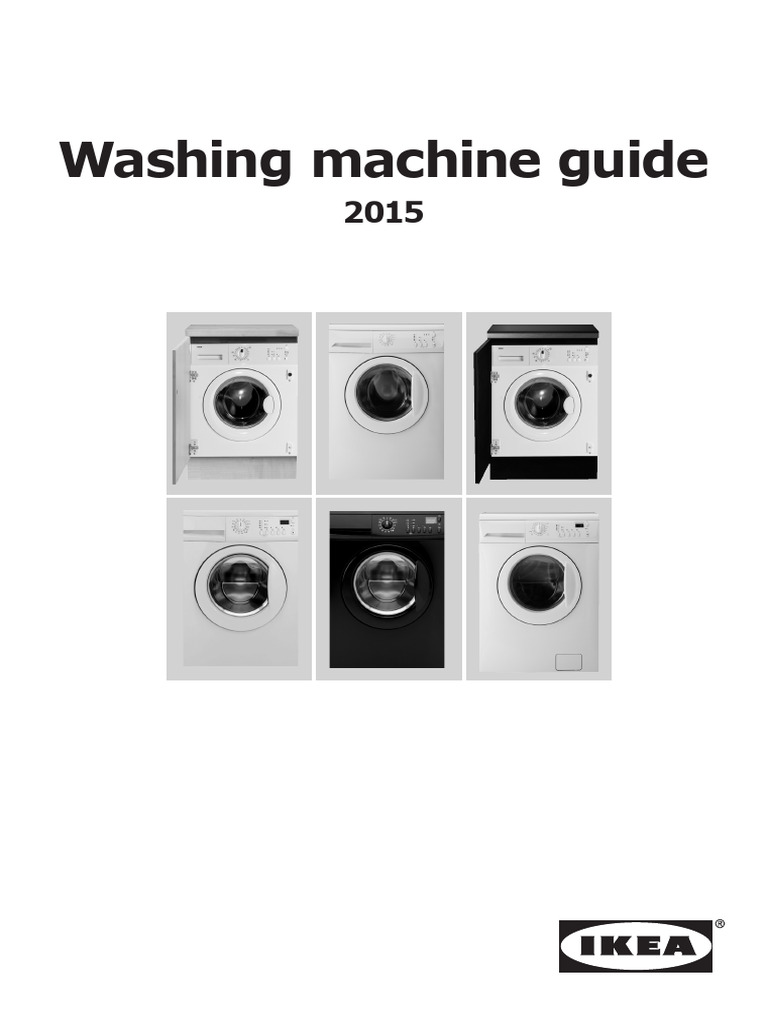 Renlig Washing Machine Guide Version 1 | PDF | Washing Machine | Laundry