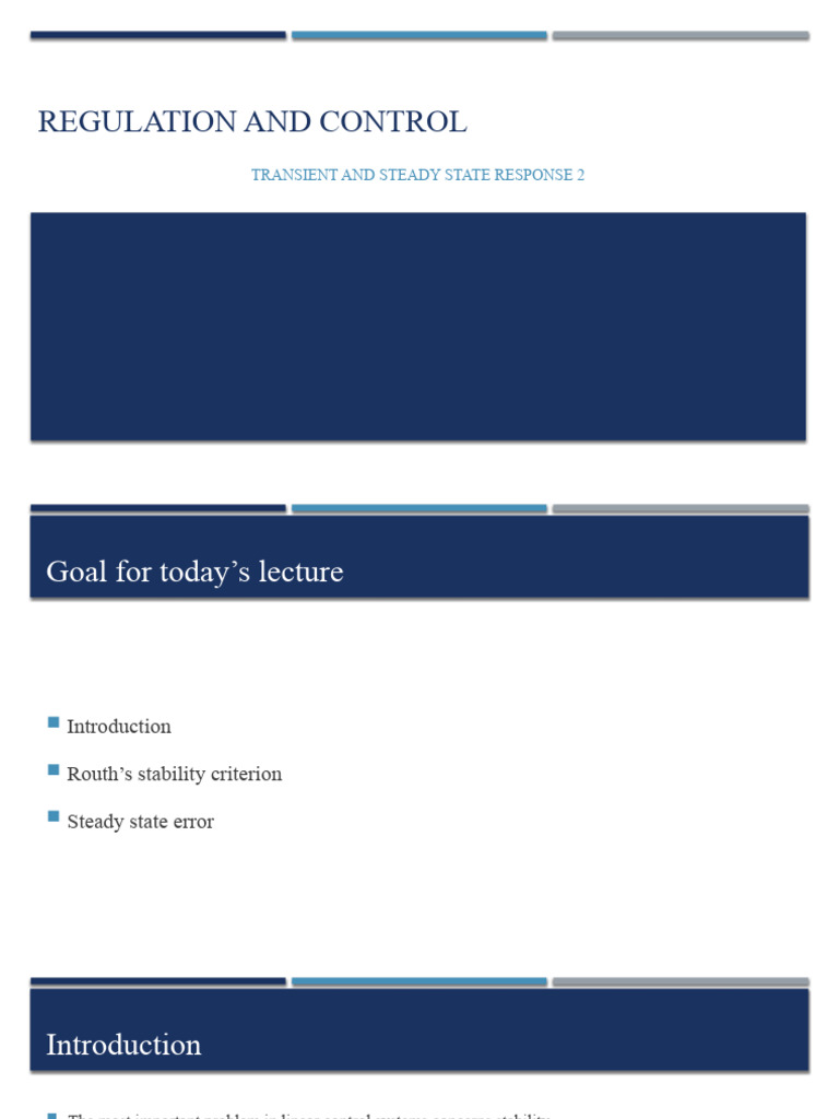Transient and Steady State Response Analysis 2 | PDF | Mathematics ...