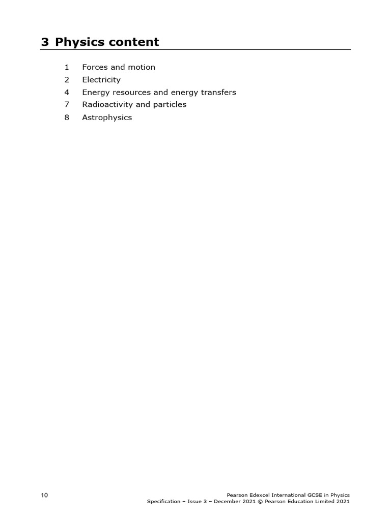 Year 10 Physics Spec - Summer 2023 | PDF | Radioactive Decay | Nuclear Fission