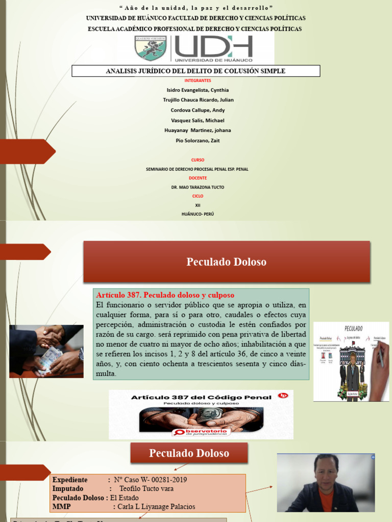 Peculado Mao | PDF | Justicia | Crimen y violencia