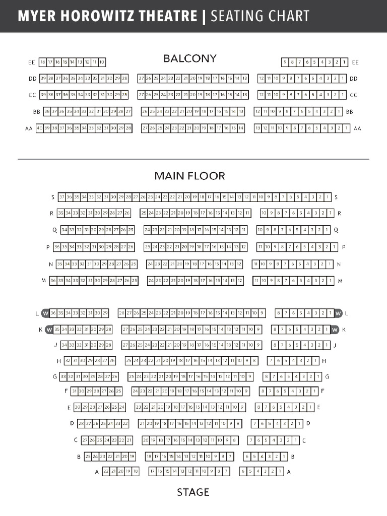 Horowitz Seating Chart 1 | PDF