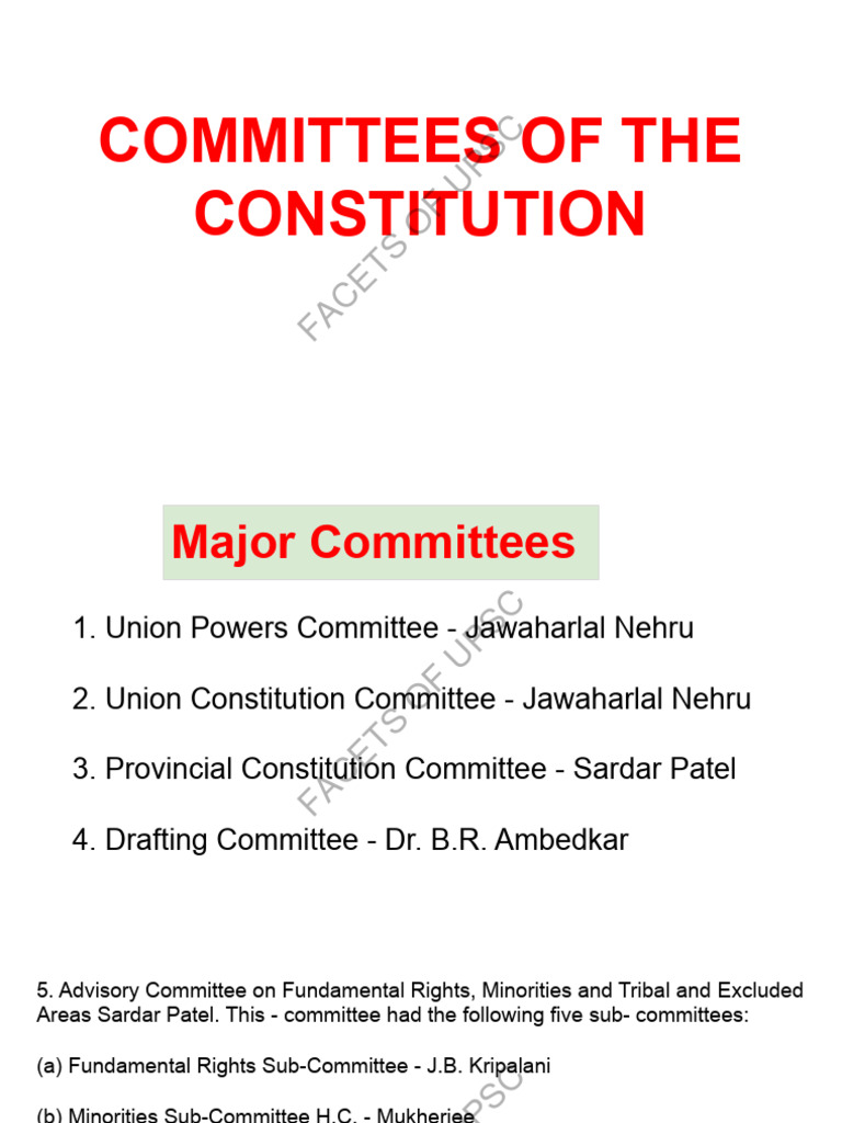 5 - Committees | PDF | Government Of India | Politics Of India