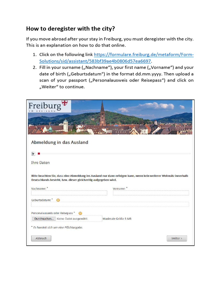 How To Deregister With The City | PDF | Social Science