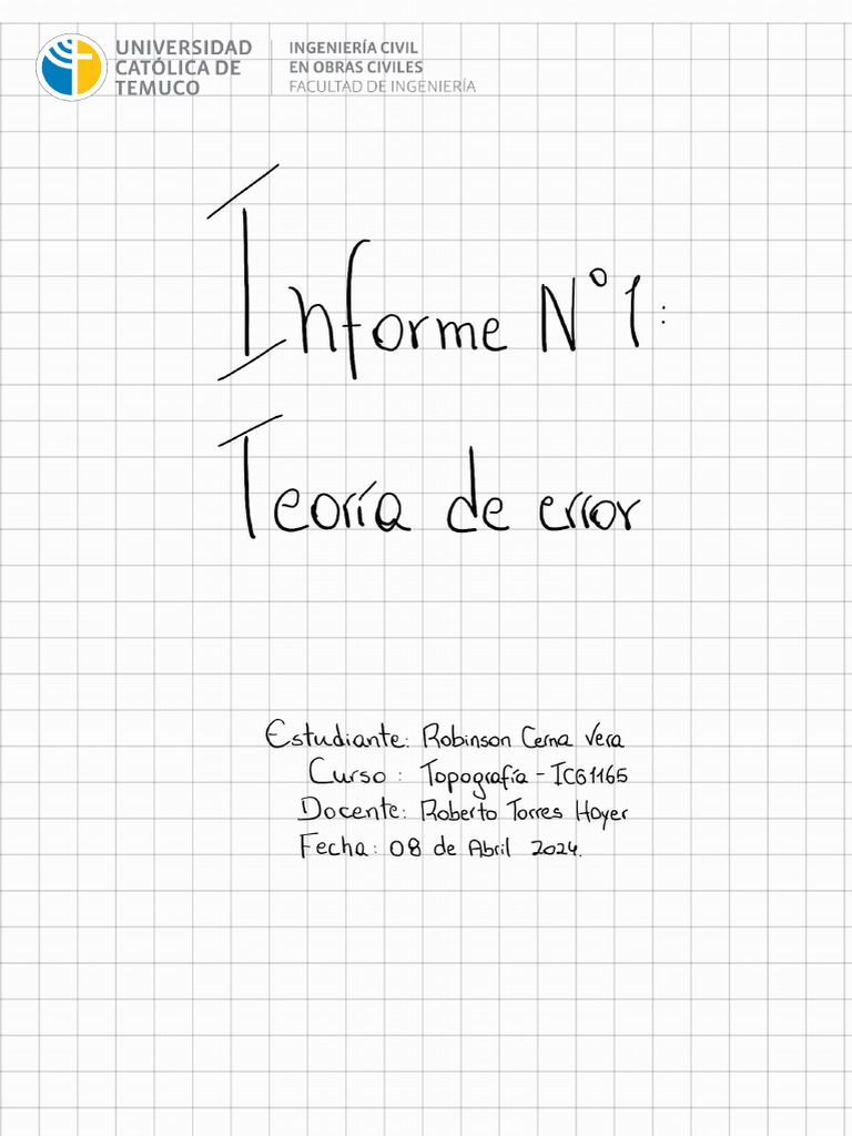 Informe Lab 1 Robinson Cerna Vera | PDF