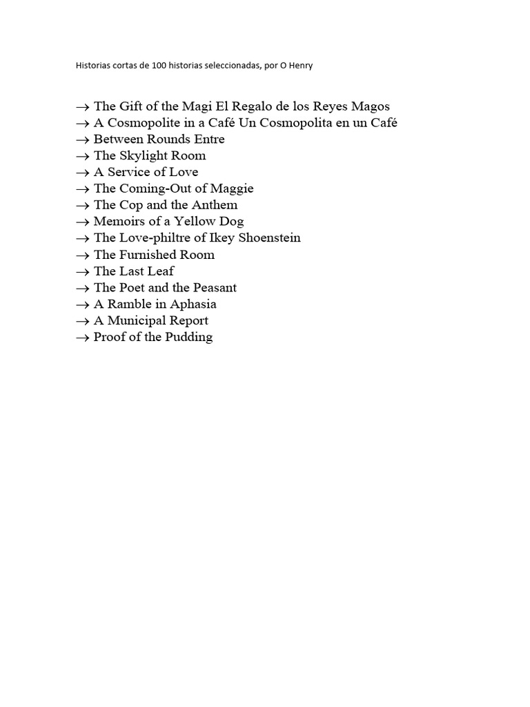 100 Historias Cortas Pdf