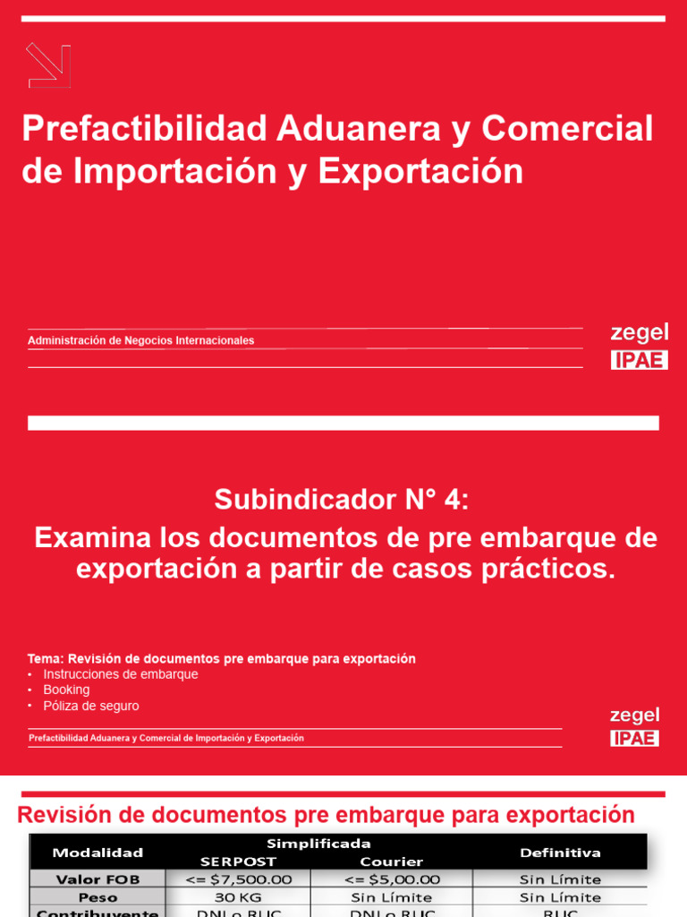 Il2-Tema4-Ppt (4) Facil | Descargar gratis PDF | Seguro | aduana