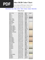 122 Shades of White: Names & Codes | PDF | Magenta | Cyan