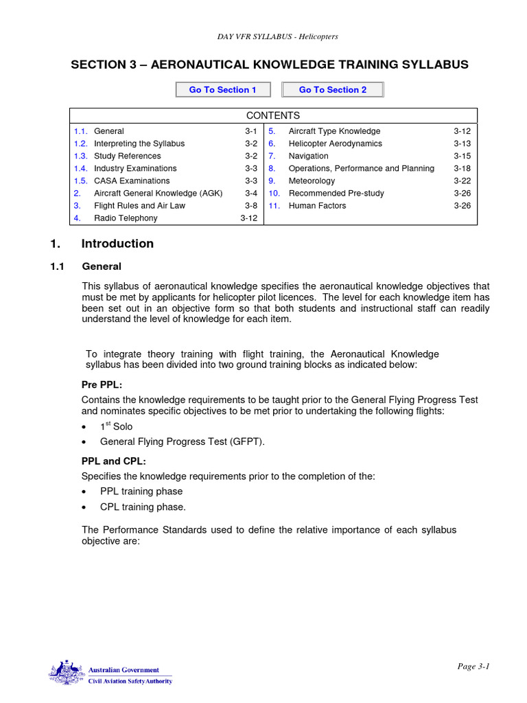 Helicopter Day VFR Training Syllabus | PDF | Helicopter Rotor | Latitude