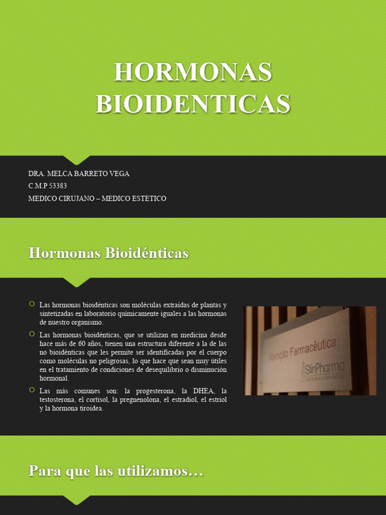 Hormonas Bioidénticas: Uso y Beneficios | PDF | Testosterona | Hormona