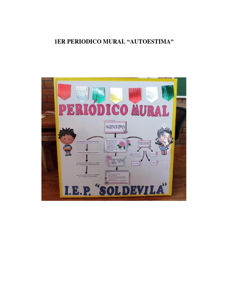 PERIODICO MURAL AUTOESTIMA | PDF