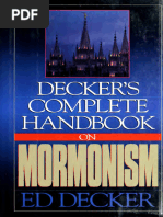 1982 Mormon Temple Initiatory & Endowment Ceremony Script | PDF