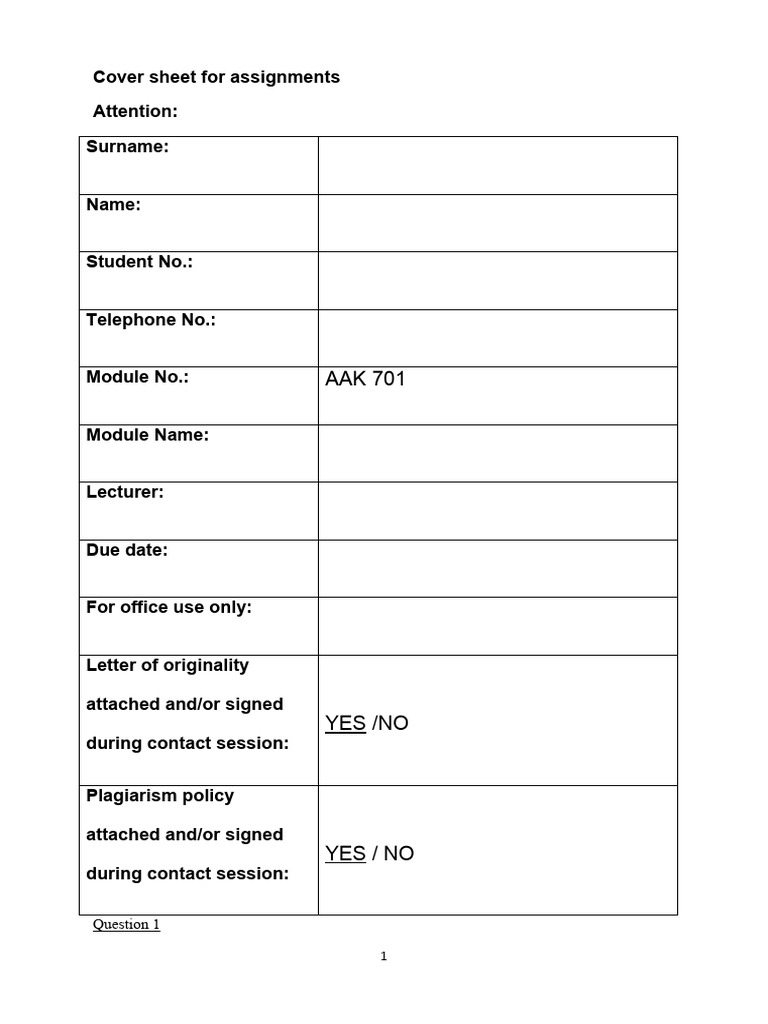 AAK 701 Assignment | PDF | Communication | Human Communication