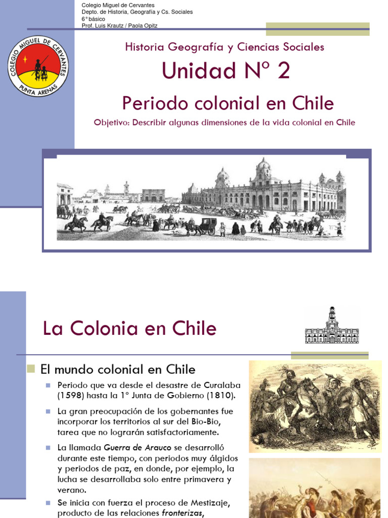 Del Descubrimiento A La Colonia en Chile | PDF | Colonización española ...