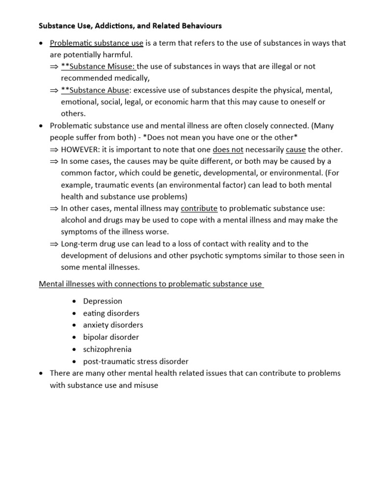 Grade 7 Health Substance Use and Mental Health | Download Free PDF ...