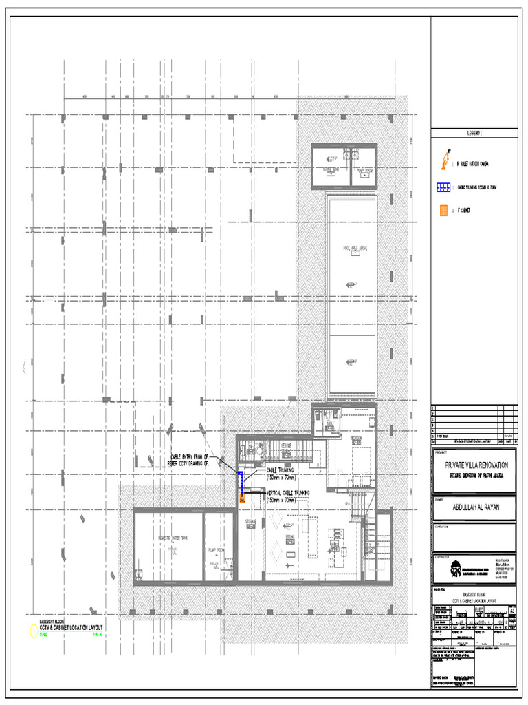 Basement Floor CCTV Location Layout | PDF
