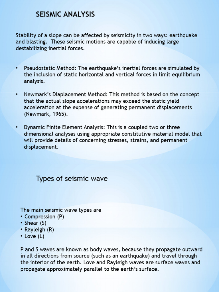 3. Earthquake Analysis | Download Free PDF | Seismology | Force