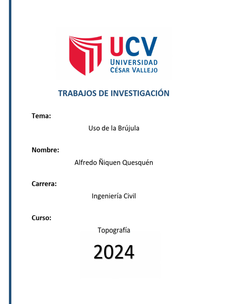 Uso de la Brújula y Azimut en Topografía | PDF | Azimut | Brújula