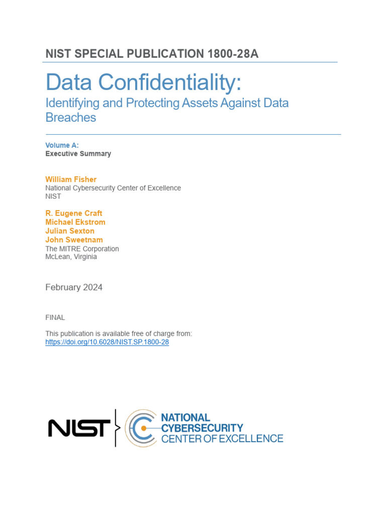 DC Ip Nist SP 1800 28a Final | PDF | Information Security | Computer ...