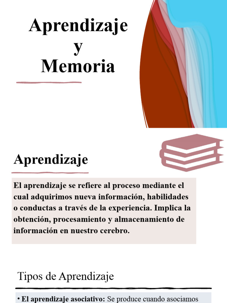 Aprendizaje Y Memoria Pdf