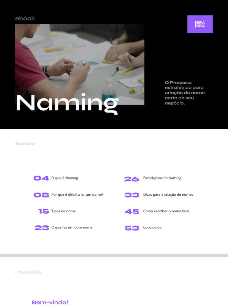 (E Book) Naming O Processo Estrategico - Bradda | PDF | Marca | Pensamento