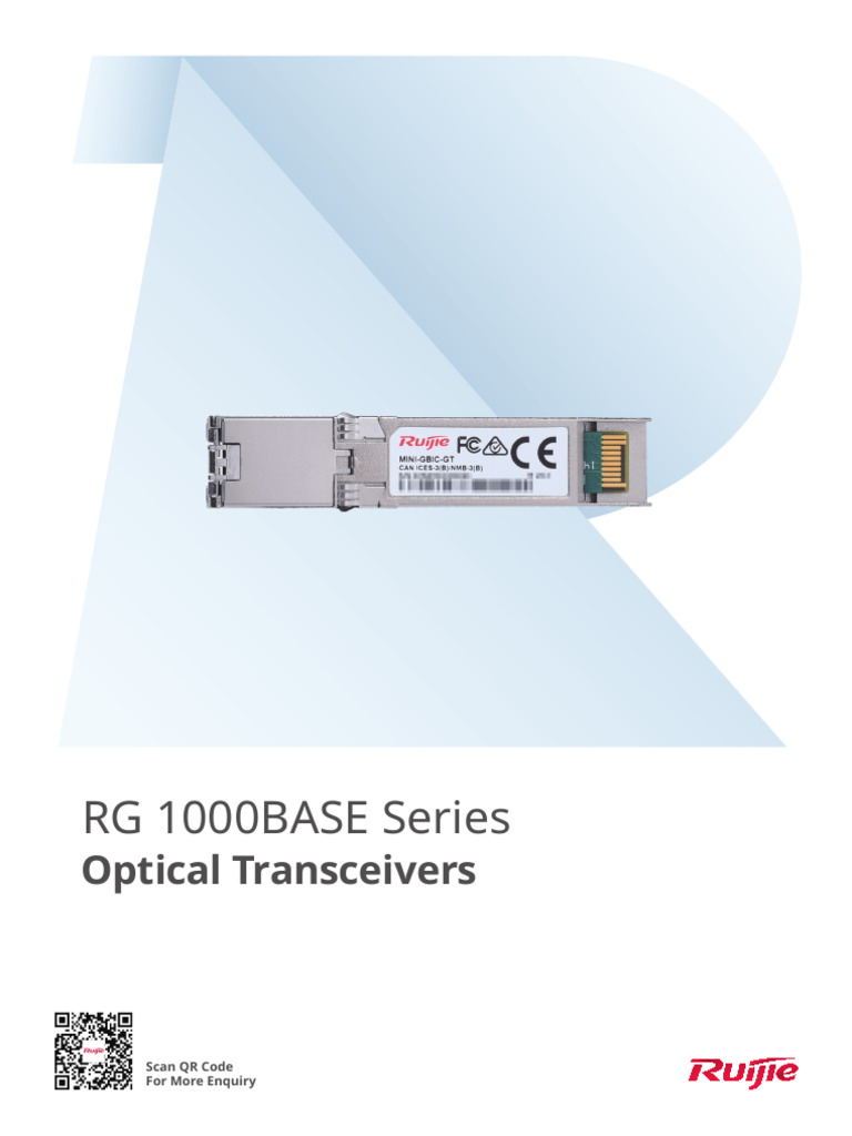 Ruijie 1000BASE Series Optical Transceivers Datasheet - For Preview ...