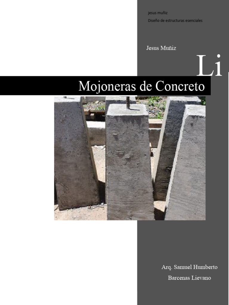 Mojoneras | PDF | Hormigón | Topografía