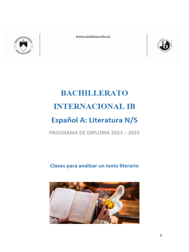 Claves para Leer y Analizar Un Texto Literario | PDF | Narración