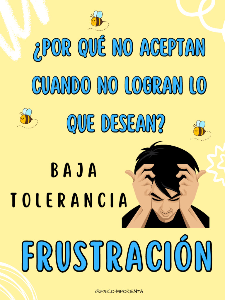 EJERCICIOS Tolerancia A La FRUSTRACIÓN | PDF | Sicología