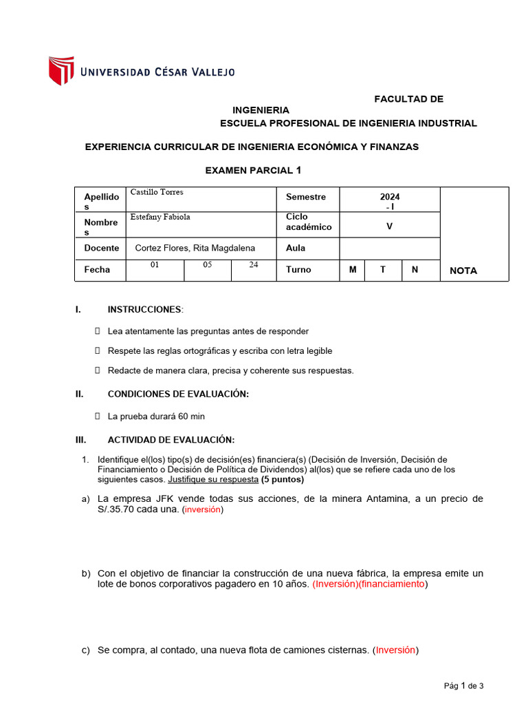 Ing Eco | PDF | Compartir (Finanzas) | Sector privado