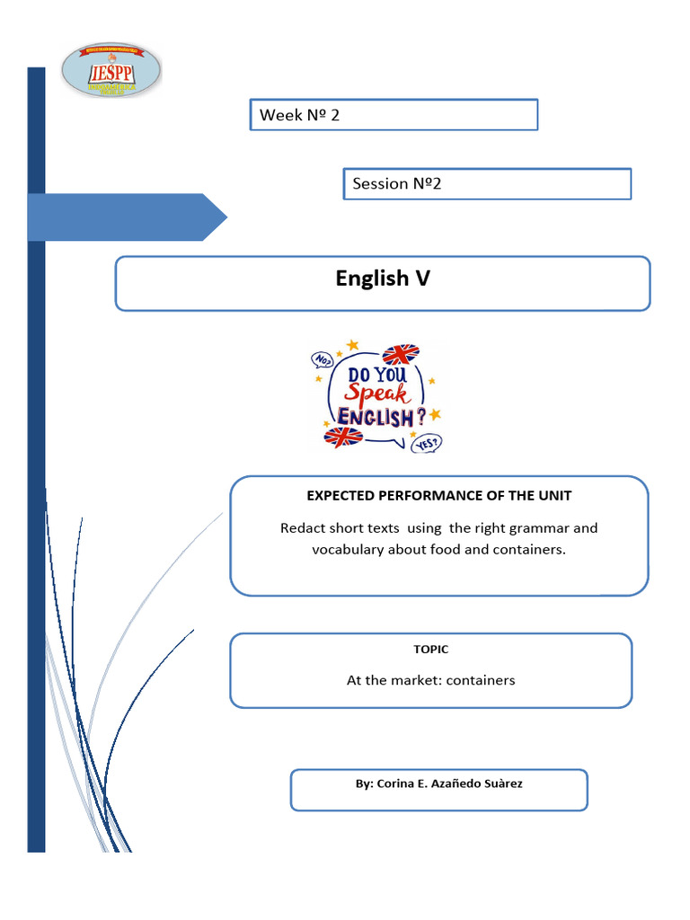 Ingles V Modulo 2 | PDF | Foods