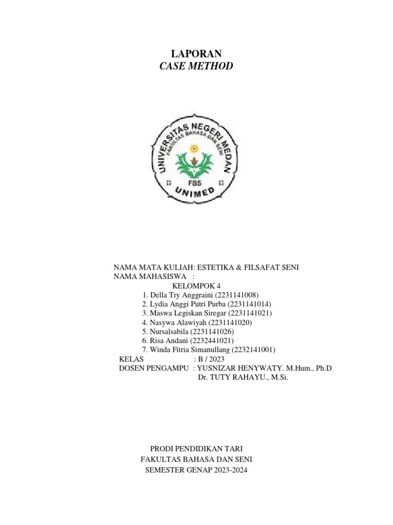Case Method Kel 4 Estetika-1 | PDF
