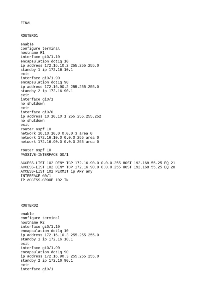 Final | PDF | Ip Address | Internet Protocols