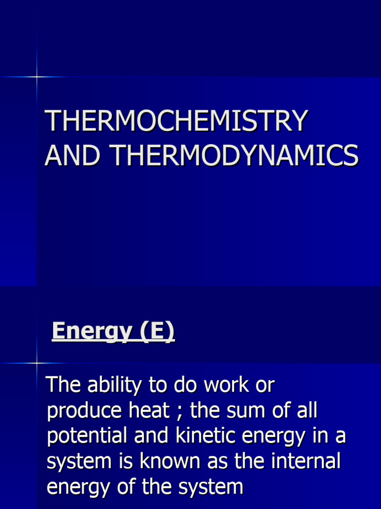 AP Ch06 Thermochemistry | PDF | Heat | Enthalpy