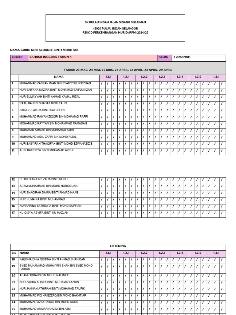 RPM 4 Gemilang | PDF