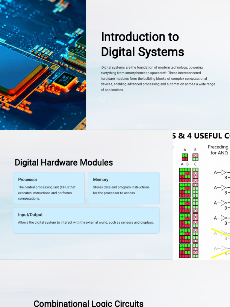 Introduction to Digital Systems | Download Free PDF | Hardware ...