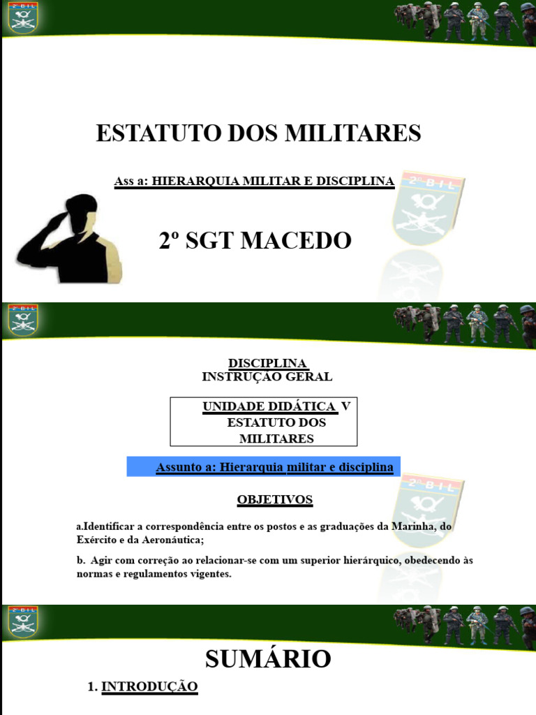 Hierarquia e Disciplina Militar | PDF | Oficial (Forças Armadas ...