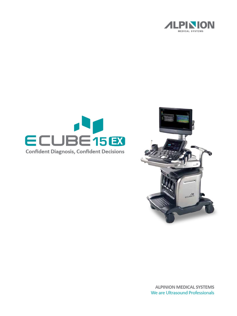 Брошюра Alpinion E-cube 15 | PDF | Medical Ultrasound | Medical Specialties
