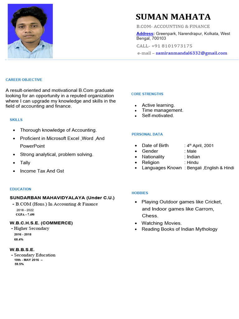 Suman Resume | PDF