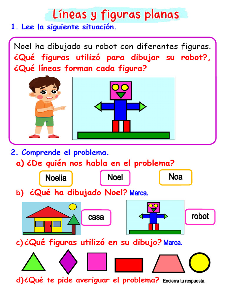 Figuras y Líneas en el Dibujo de Noel | PDF | Métodos y materiales de ...