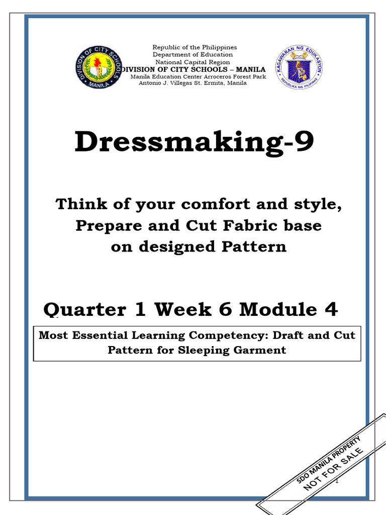 Dressmaking 9 | PDF | Sewing | Scissors