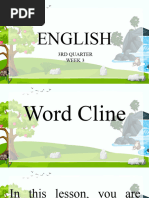 Word Clines Worksheet | PDF
