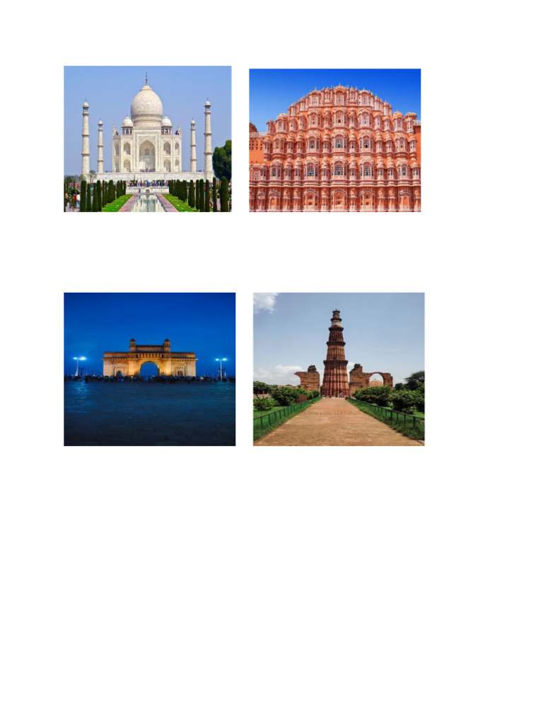 Monuments in India - Hindi | PDF