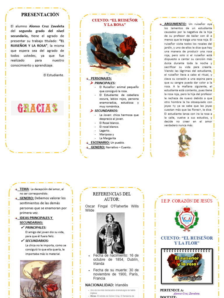Ruiseñor y Rosa: Decepción Amorosa | PDF
