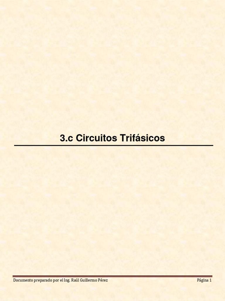 3.c Circuitos Trifásico | PDF | Transformador | Inductor 3.c Circuitos Trifásico | PDF | Transformador | Inductor